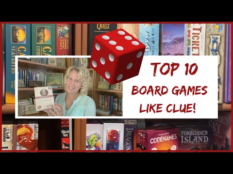 Top 10 Board Games Like Clue! #boardgames #mystery