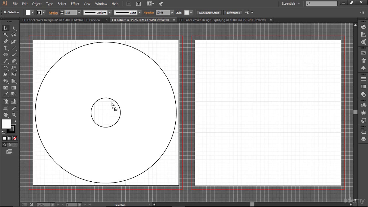Creating Printable  CD Label Design  - 116mm 013