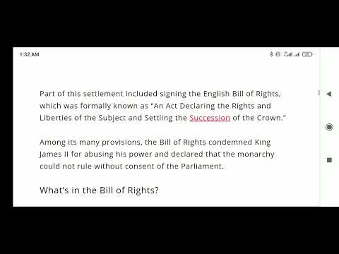 English Bill of Rights