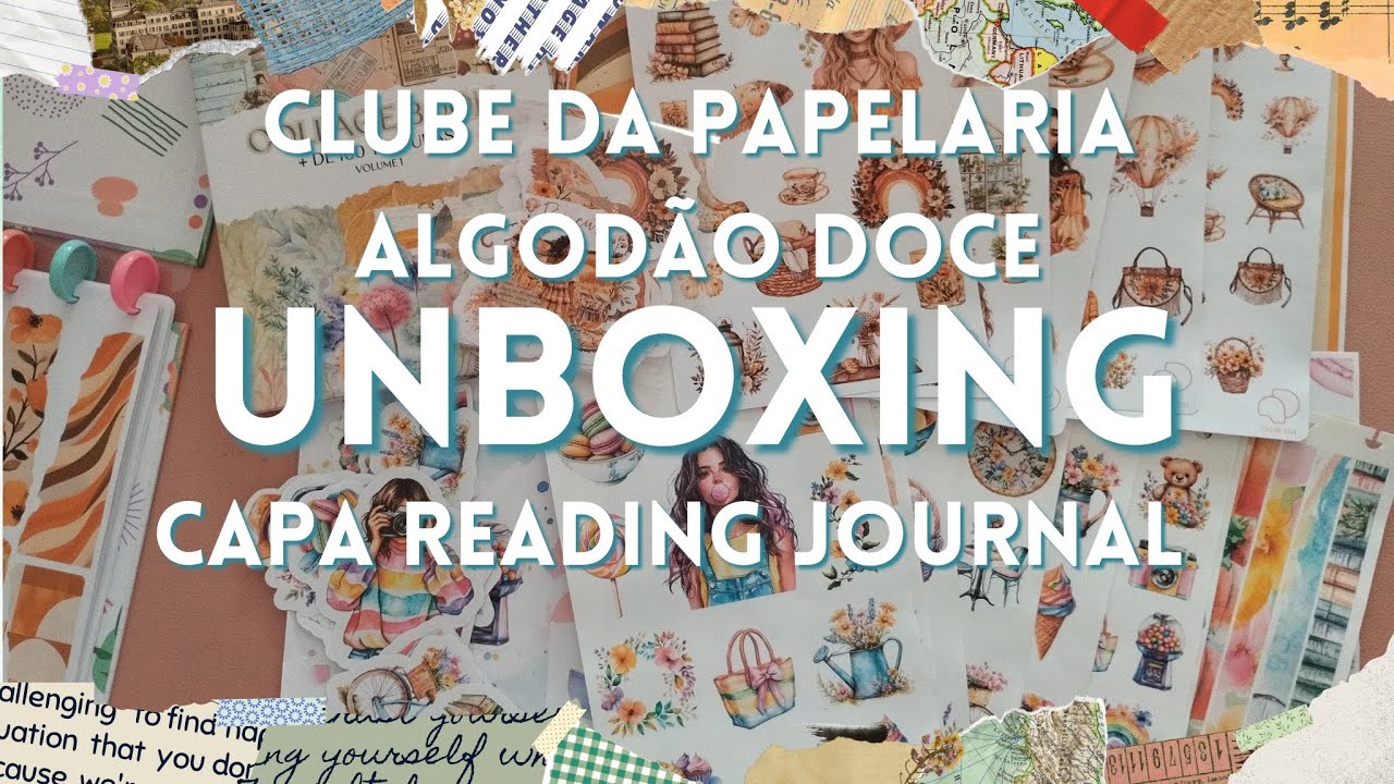 UNBOXING| CAPA READING JOURNAL Com o clube @papelariaalgodaodocee