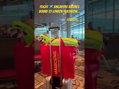 Flight Singapore Airlines bound To London Heathrow uk 🇬🇧 #travel #enjoy #holiday #lifestyle