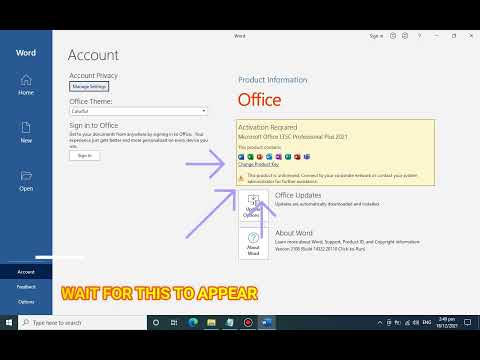 OFFICE 2021 HOW TO INSTALL AND ACTIVATE USING PRODUCT KEY