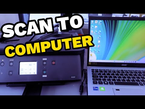 HOW TO SCAN DOCUMENT FROM PRINTER TO COMPUTER | CANON TR7650 SCAN To PC, PRINT AND COPY