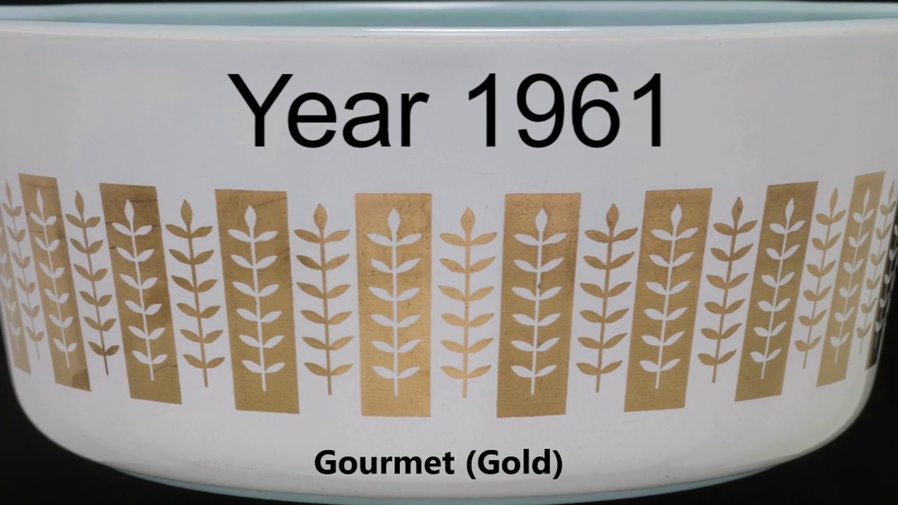 Pyrex Patterns Through The Years of 1960 - 1968 (Part 2) Made in the U.S.A. #Pyrex #Vintage