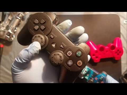 Genuine vs Aftermarket Sony Playstation 3 controller shell/housing comparison