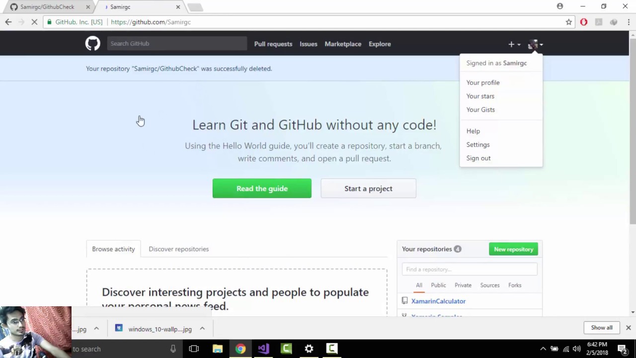 Xamarin.Forms uploading app,modifying, and deleting from GitHub[Tutorial 49]