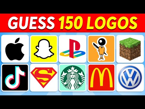 Guess the Logo in 2 Seconds | 150 Famous Logos | Logo Quiz 2024