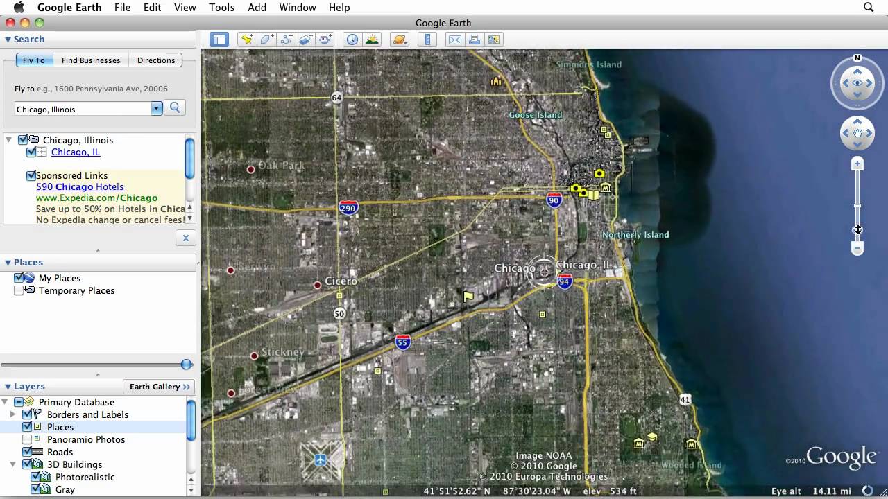 Learn Google Earth: Navigation