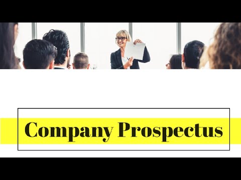 What is Company prospectus | Prospectus meaning | red herring prospectus | Shelf prospectus