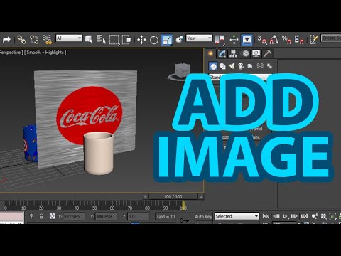 How to add image for beginners in 3ds max tutorial