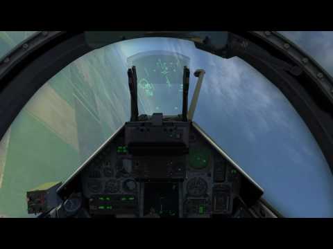 DCS M-2000C by RAZBAM: AG Guns and rockets gunsight test.