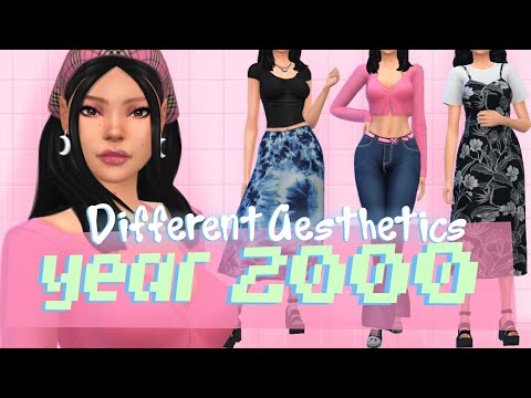 Y2K | Sims Based on Different Aesthetics | + CC List #2