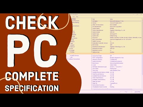 How to Check PC Specs on Windows 10 pc and windows 11 pc (No Downloads required)