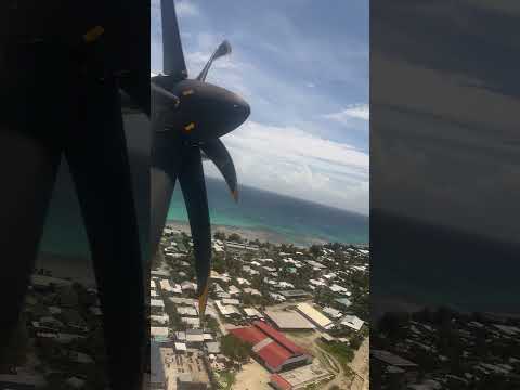 Departing Tuvalu's Funifuti Airport 5 Sept 2024 FJ280 #aviation #avgeek #tuvalu #travel
