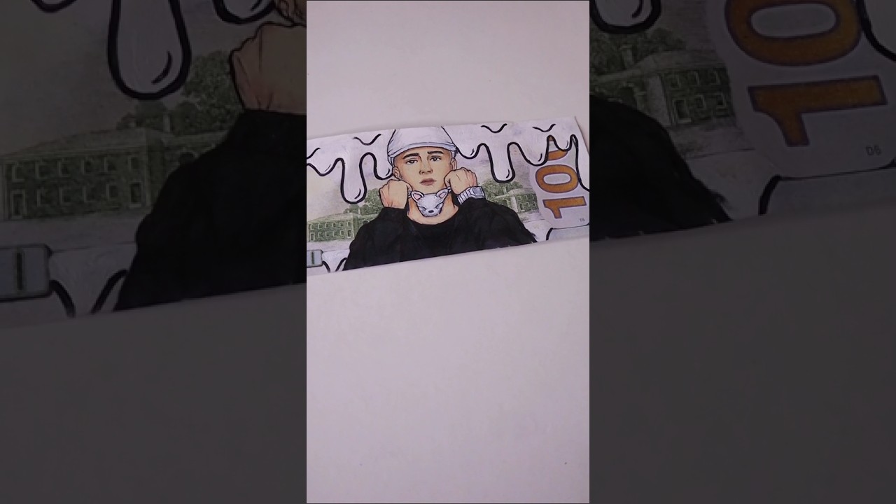 drawing cris mj in 💵💵 #art #crismj #shorts