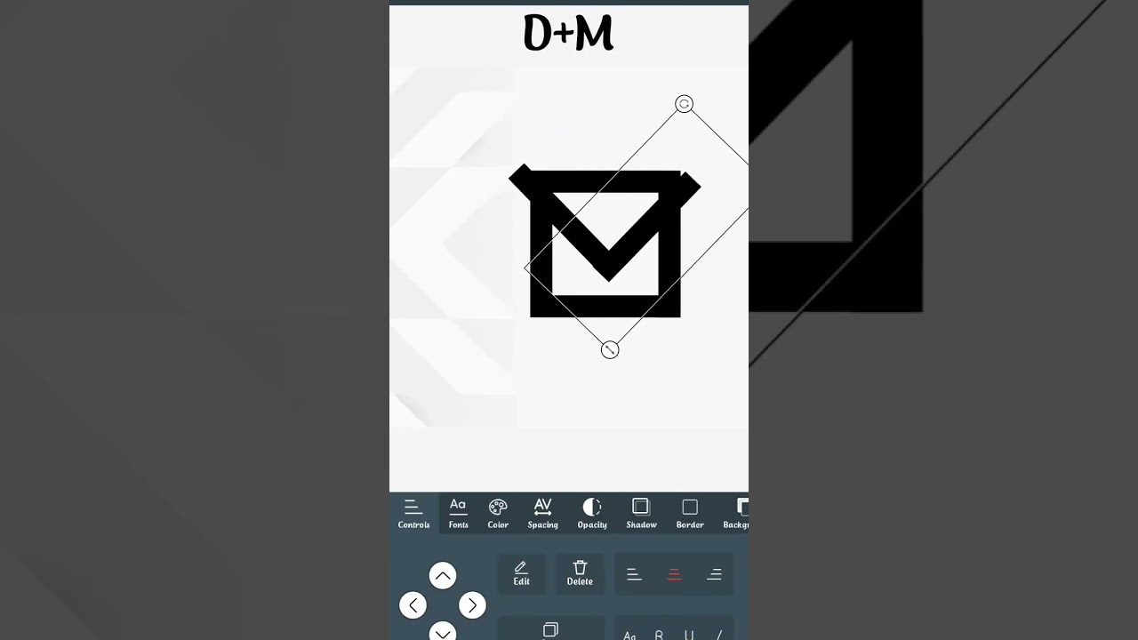 D M .  logo 🔥🔥🥵 .   graphic design in logo   channel   😍subscribe my channel.logo maker video #short