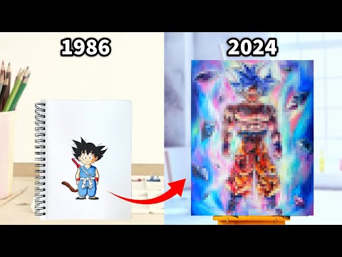 I painted EVERY Goku Transformation