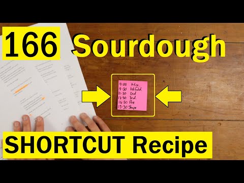 166: How to write a SHORTCUT SOURDOUGH Recipe - Bake with Jack