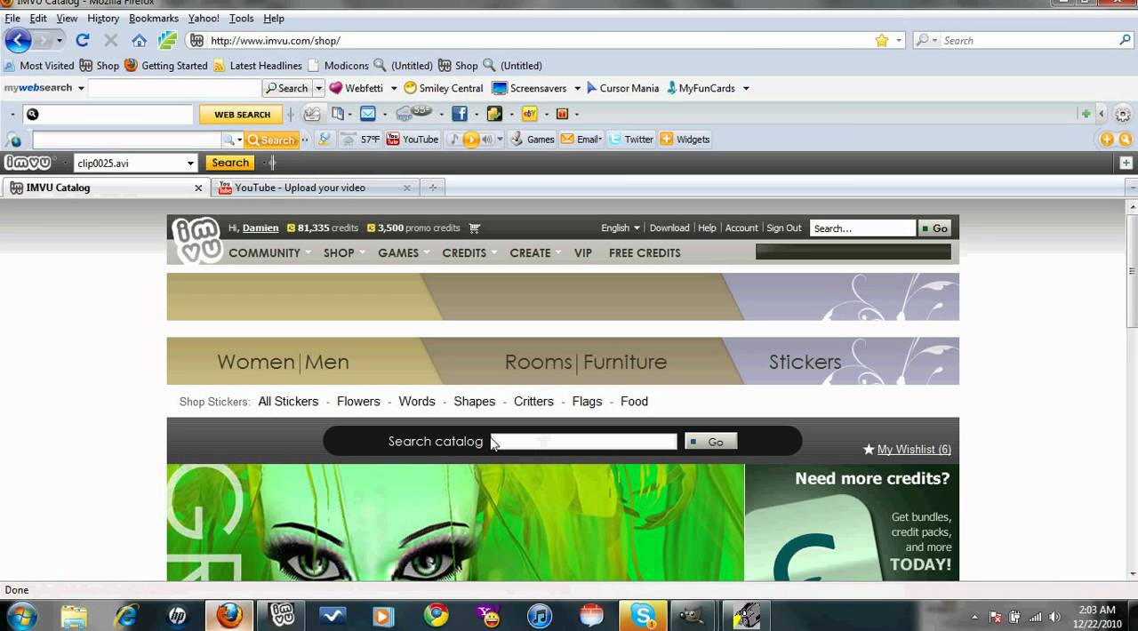 Imvu Tutorial How to make a sticker using gimp