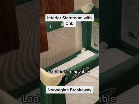 Cruise Interior Stateroom Norwegian Breakaway with Bunk Bed and Crib