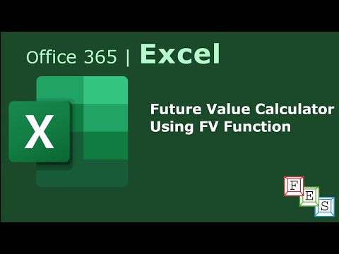 How to create Future Value Calculator using FV function in Excel - Office 365