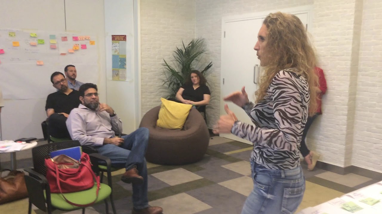 Team Presentation of Output from Customer Journey Mapping Workshop with EPIC Consulting