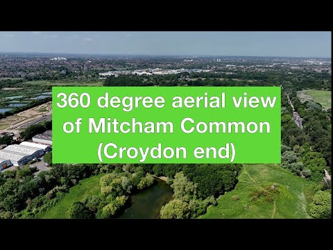 Aerial views of Mitcham Common | Mitcham History Notes
