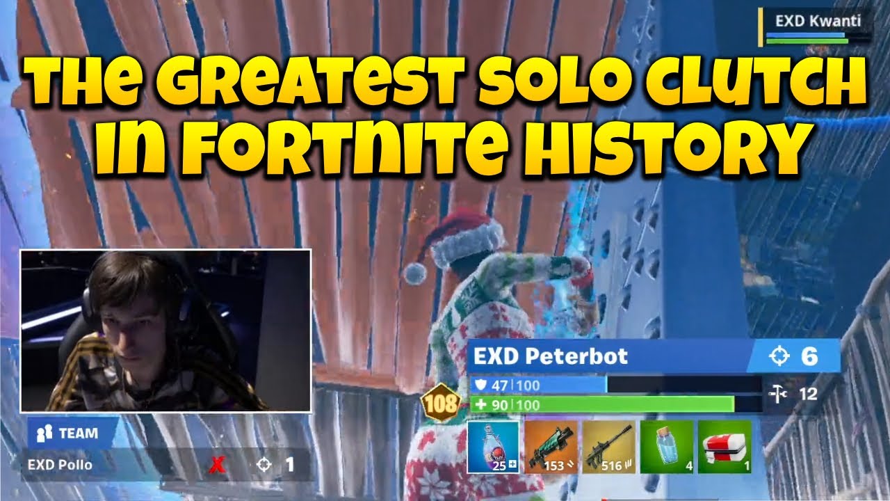 Peterbot's INSANE Solo Clutch in FNCS GLOBALS