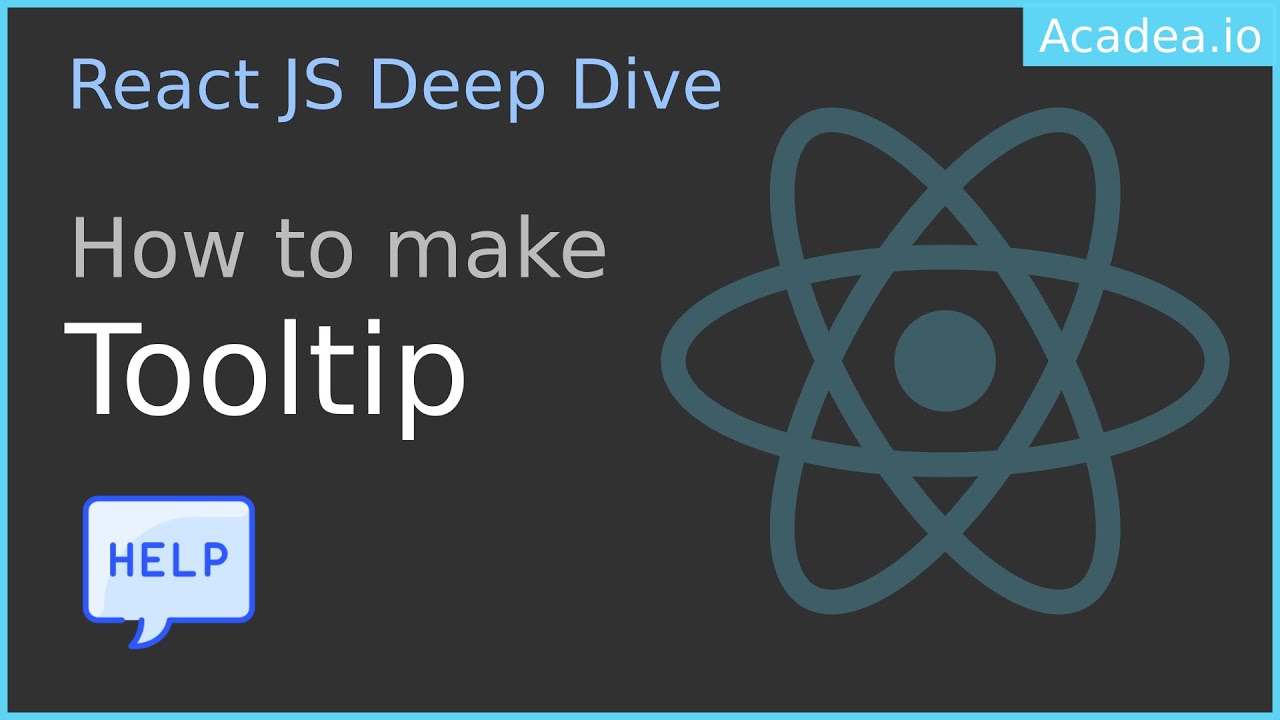 Ep38 - Tooltip Component in React