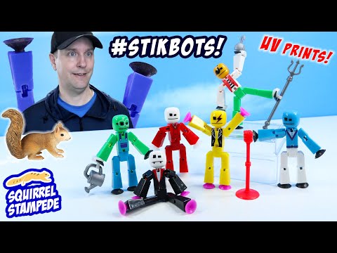 Stikbot Avatar Series UV Printed Figures with Rocker Vampire Pirate Review 2023