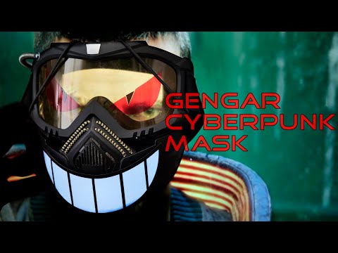 Light Up Gengar Cyber Masks ( Pokemon X Cyberpunk )