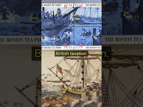 Boston Tea Party (1773): A pivotal moment towards American Revolution #americanhistory #revolution