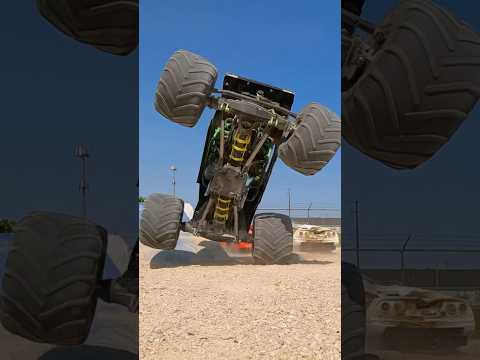 Wheelie Away! #monstertruck #MonsterJam #Jeep #GoPro #Losi #RC