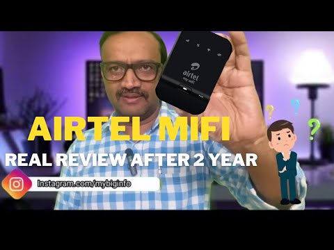 Airtel 4G Hotspot MIFI device Review after 2 years Use