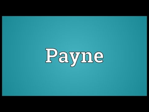 Payne Meaning