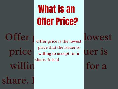 What is Offer Price? | What is Bid Price? | Bid -ask spread | Explained | Learn stock market#gsm