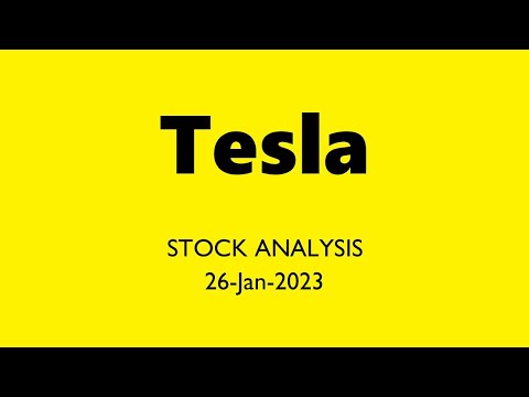 Tesla Stock Analysis Today 26-Jan-2023 | TSLA Technical and Fundamental Analysis NYSE NASDAQ