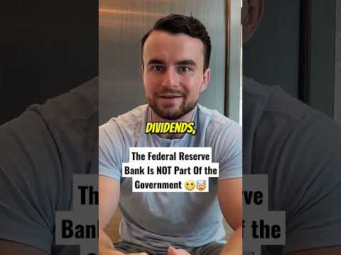 The Federal Reserve Bank Is NOT Part Of The Government 🤯😬 They create currency and lend it out.