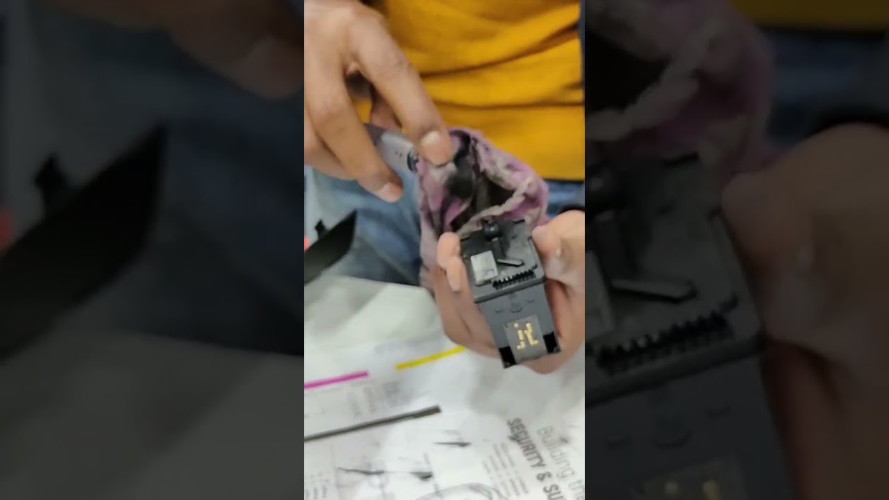 Hp ink Tank 316, 319, 419 Head Repair #hpprinter #short #repair