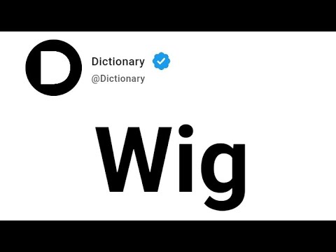 Wig Meaning In English
