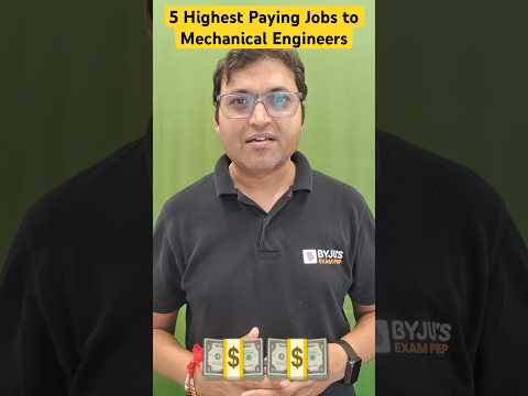 5 Highest Paying 💵💵 Jobs to Mechanical Engineers #byjusgate #mechanicalengineers