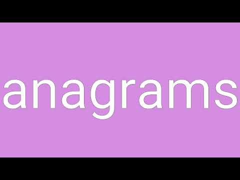 Anagrams Definition & Meaning