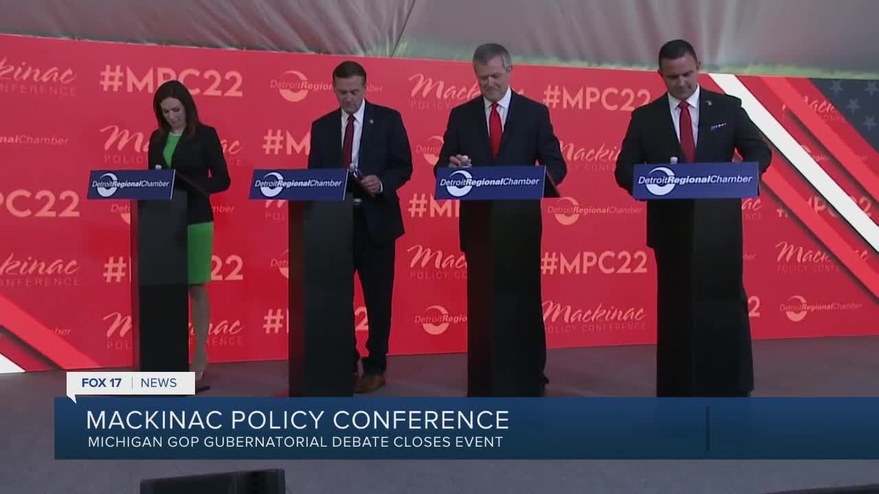 Mackinac Policy Conference: inside GOP Gubernatorial Debate