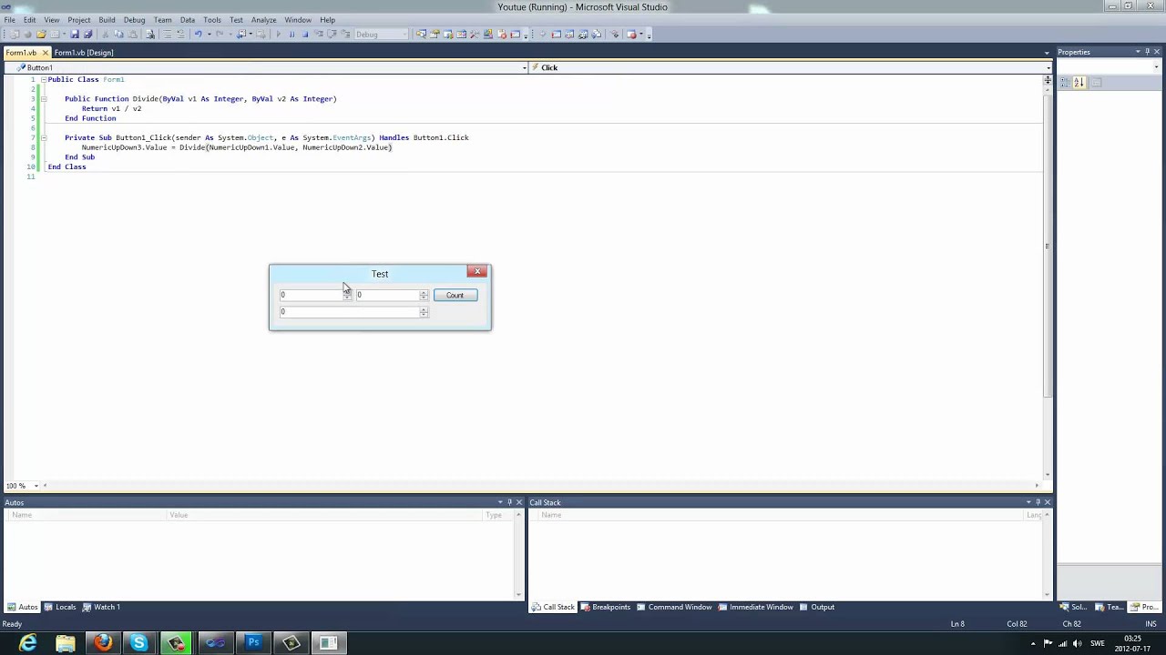Visual Basic Tutorial #19 - Using Functions