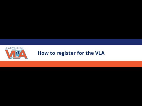 How to register for VLA?