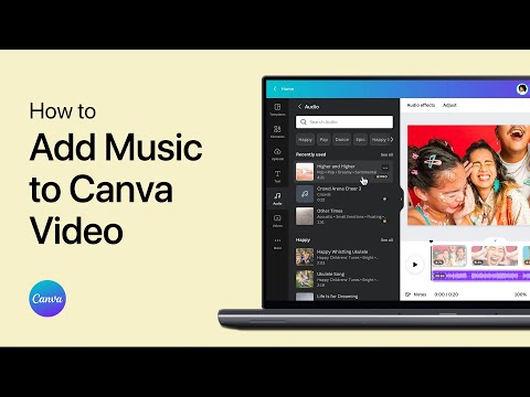 How To Add Music to Canva Video - Tutorial