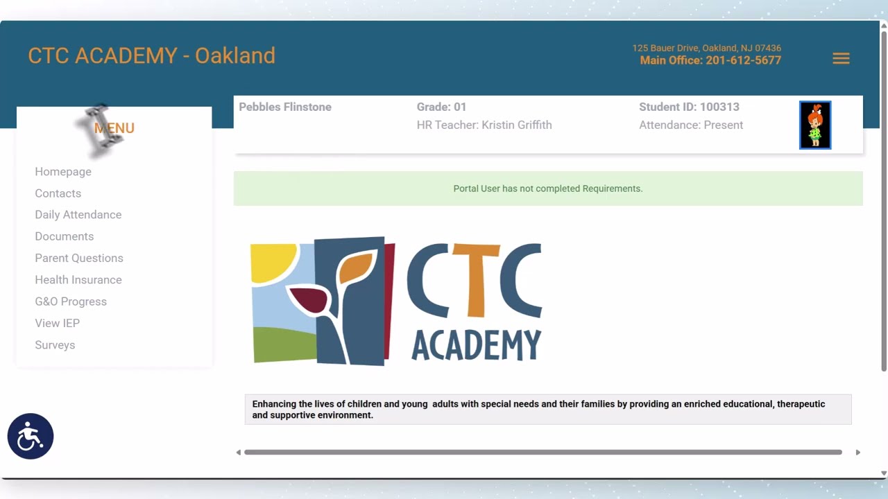 CTC Parent Portal Walkthrough