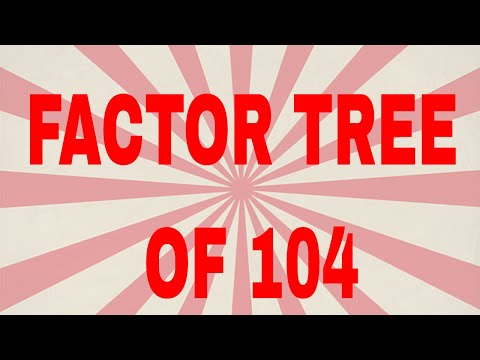 Factor tree of 104|Prime factor tree