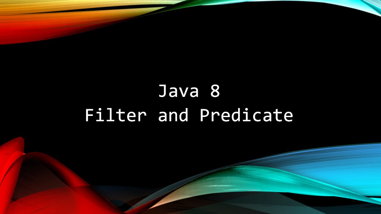 Filter and Predicate in java 8 feature