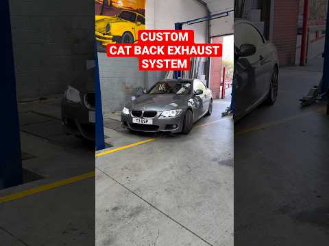 BMW 320i Custom Cat-Back Exhaust System Build๐ฅ #shorts #welding #bmw320i